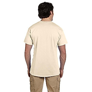 Fruit of the Loom 5 oz, 100% Heavy Cotton HD T-Shirt, Medium, Natural
