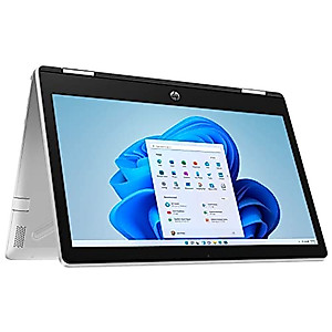 HP Pavilion x360 2-in-1 Laptop, 11.6" HD IPS Touchscreen Display, 4-Core Pentium Silver N5030 up to 3.1GHz, UHD Graphics 605, 4GB DDR4 RAM, 512GB PCIe SSD, USB-C, HDMI, SD Reader, Win 11
