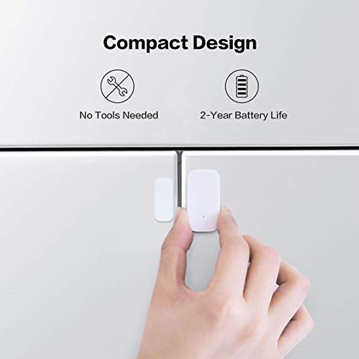 Aqara Door and Window Sensor Plus Aqara Wireless Mini Switch, Requires AQARA HUB, Zigbee Connection, for Remote Monitoring, Alarm System and Smart Home Automation