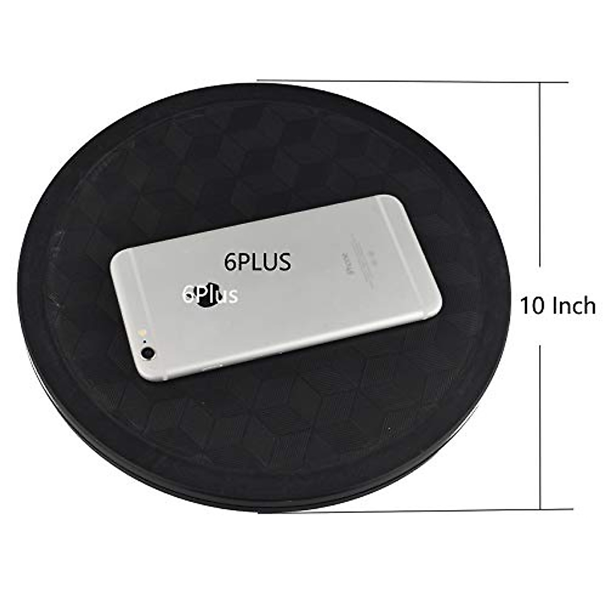 SAMYO Heavy Duty 360°Rotating Swivel Steel Ball Bearings Stand for Big Screen Tv Monitor Crafts Projects Showcase Turntable Organizer Lazy Susan -10 Inches