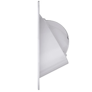 Leisure LED RV Exterior Round Flood Porch Utility Light - White 12v 1100 Lumen Lighting Fixture Replacement Lighting for Weekend Warrior RVs, Trailers, Campers, 5th Wheels (White)