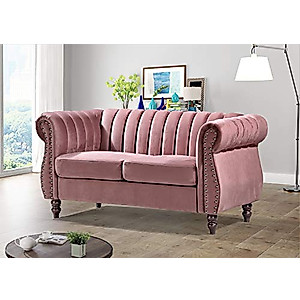 US Pride Furniture S5648-LV Sofas, Rose