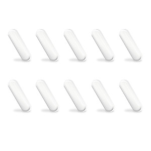 NANBEI Magnetic Stir Bars，10PCS Type-C Laboratory Bar Lab,Stir Plate Bar,(1.18 Inch*0.31Inch),High Lubrication,Strong Magnetic,Chemical Corrosion Resistance,for Lab、University、Industrial