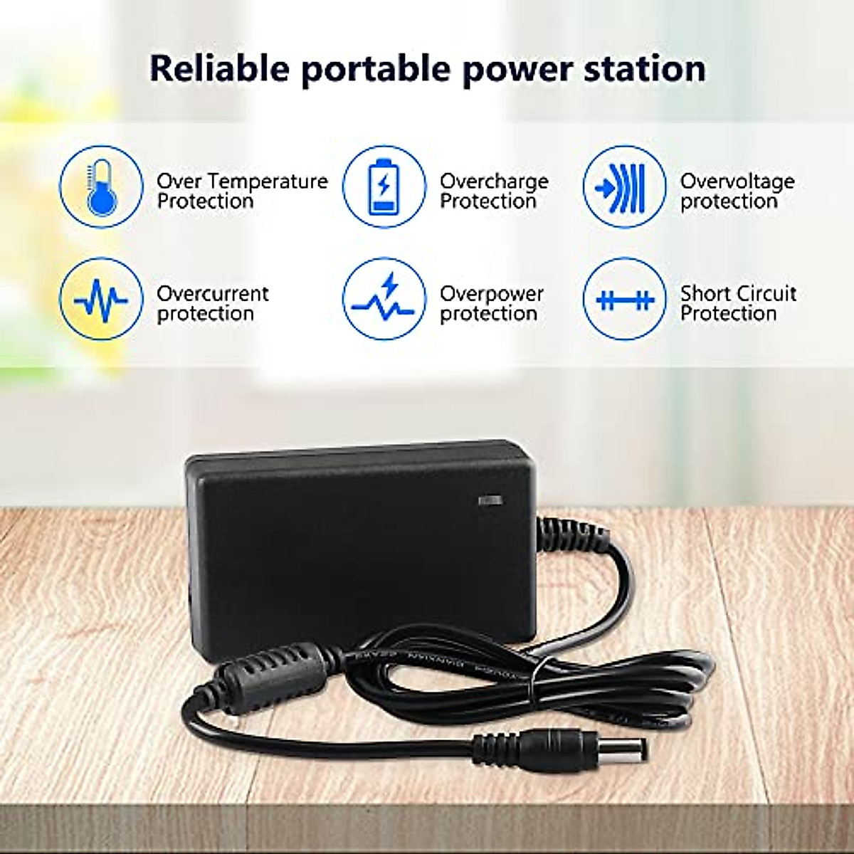 Charger for 4moms mamaRoo 2/4, 12V 3A AC Adapter Power Cord for 2015 mamaRoo Infant Seat Bouncer, rockaRoo Swing, OH-1048B1203000U Replacement