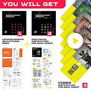 Geeek Club Robot Building Kit for Kids - Magic Voodoo Bots with Tools - Robotics STEM Construction Set - Smart Build Your Own Robot Kit for Adults - Kid Robotic Toys - DIY Science Engineering Kits