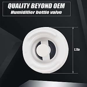 luclyyasys Upgraded Humidifier Bottle Valve Cap Assembly 509229-1 ESK509229-1 822419-2 EA1407 822419-2 EMR824117 Compatible with Emerson MoistAir Essick Air Kenmore Humidifier Parts-1 Year QA