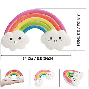 Anboor Squishies Rainbow Bridge Slow Rising Kawaii Scented Soft Squishies Toys
