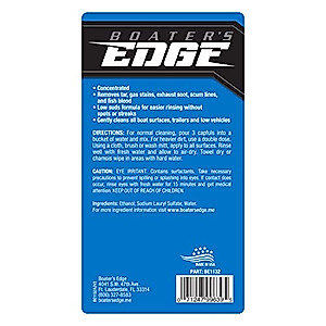 BOATER'S EDGE Wash - Biodegradable Boat Soap Concentrate - 32 OZ (BE1132)