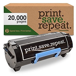 Print.Save.Repeat. Dell 9GG2G Extra High Yield Remanufactured Toner Cartridge for B3460 Laser Printer [20,000 Pages]