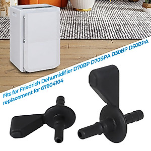 Motorparty Pump Hose Connector for Friedrich Dehumidifier D70BPA D50BP D50BPA, Replacement for 67904104, 3D Printed & PLA Material