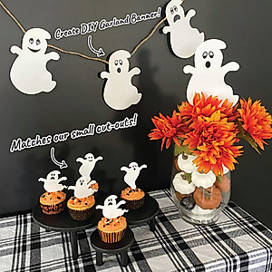 Big Dot of Happiness Spooky Ghost Essentials - Ghost Decorations - DIY Halloween Decor - Halloween Cutouts - Halloween Decorations - Halloween Party Decorations - Ghost Decorations - Set of 20