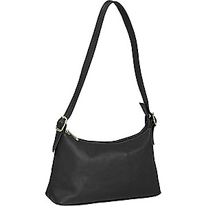 Piel Leather Shoulder Mini, Chocolate, One Size