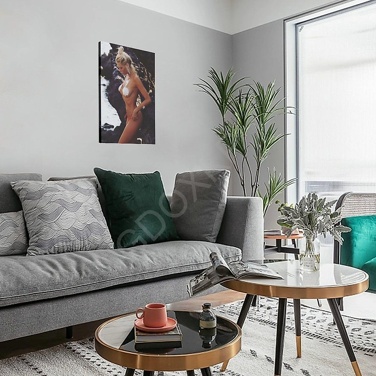 Famous Actress Bri Teresi Sexy Perfect Curve Bikini Swimsuit Art Poster (5) Canvas Poster Wall Art Decor Print Picture Paintings for Living Room Bedroom Decoration Frame-style 08x12inch(20x30cm)