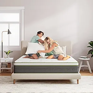 Novilla Full Mattress,12 Inch Gel Memory Foam Hybrid Mattress in a Box with Individual Pocket Springs, Motion Isolation & Pressure Relief, Medium Firm Full Size Bed Mattresses, vigour