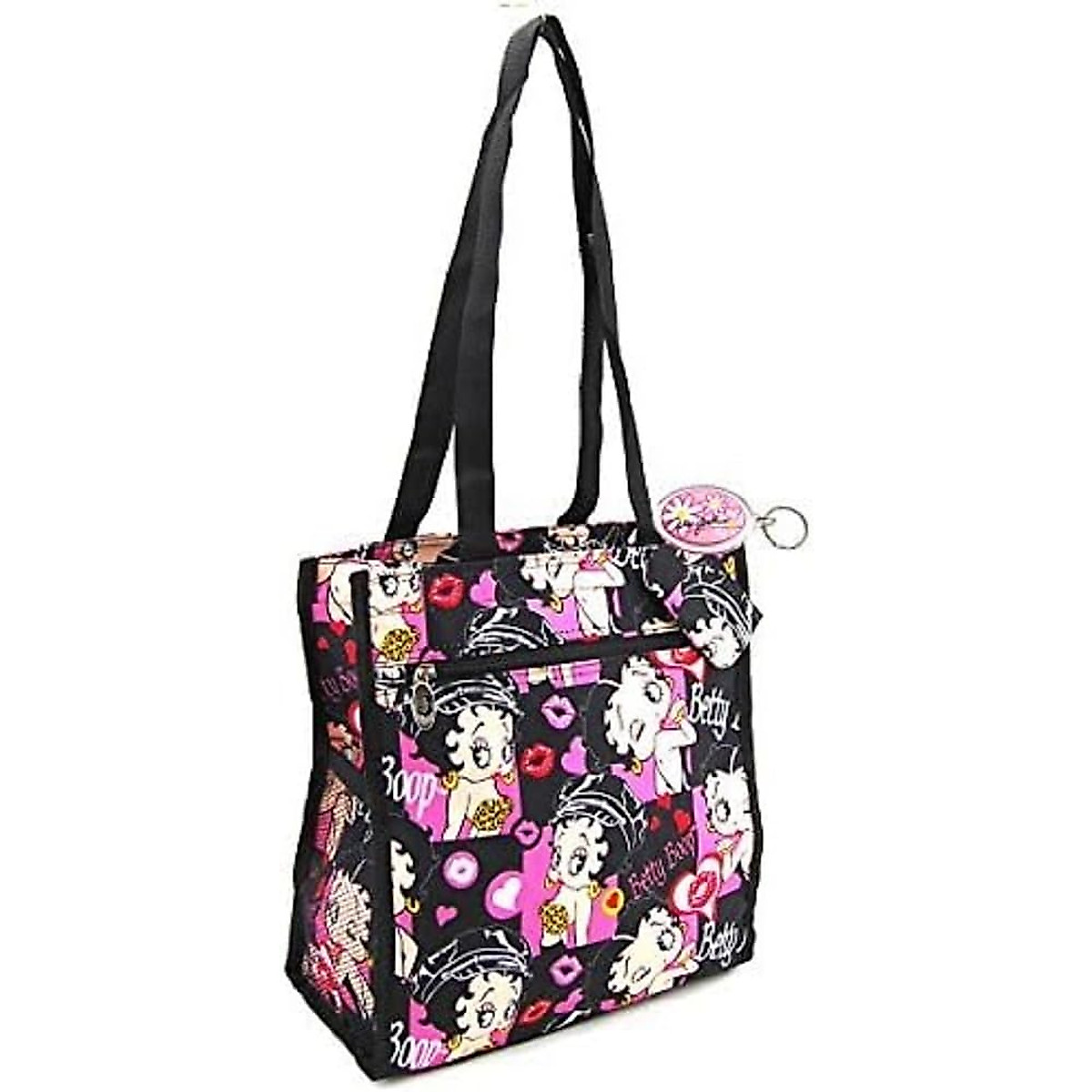 Betty Boop Small Shopper Bag and Key Ring (Multi Colors)