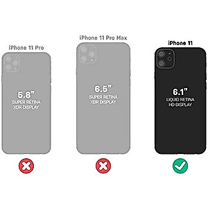 OtterBox Defender Series Rugged Case for iPhone 11 Only (Not for The Pro Model) - Case Only - Non Retail Packaging - Gone Fishin Blue (with Microbial Defense)