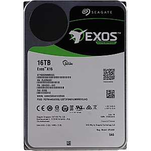 Seagate ST16000NM002G-R - Seagate 16TB 3.5" SAS 7.2K 12Gb/s Hard Drive (Renewed)