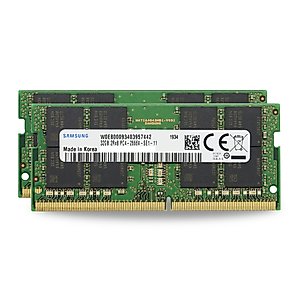 Factory Original 64GB (2x32GB) Memory Upgrade for 2020 & 2019 Apple iMac 27" w/Retina 5K Display & 2018 Apple Mac Mini DDR4 2666Mhz PC4-21300 SODIMM 2Rx8 CL19 1.2v RAM Adamanta