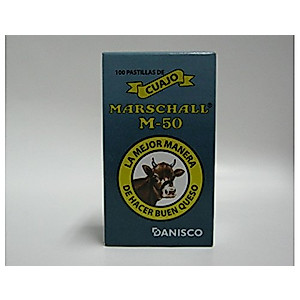 10 Tabletas de cuajo Marschall 50 para hacer queso rennet tablets sheese