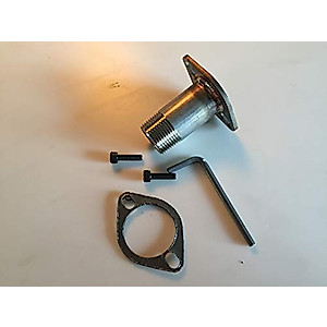 GenExhaust Compatible with Honda EU6500iS/EU7000iS Generator 3/4" NPT (National Pipe Taper) Steel Exhaust Extension Hardware only