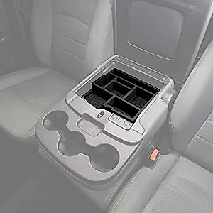 Red Hound Auto Center Console Organizer System Vehicle Insert Compatible with Dodge Ram 1500 2500 3500 2013 2014 2015 2016 2017 2018 Black Anti-Rattle Only FITS FOLD Down Console Seat