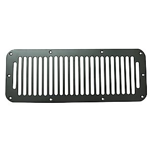 Rugged Ridge 11206.01 Cowl Vent Cover, Black; 76-95 Jeep CJ/Wrangler YJ