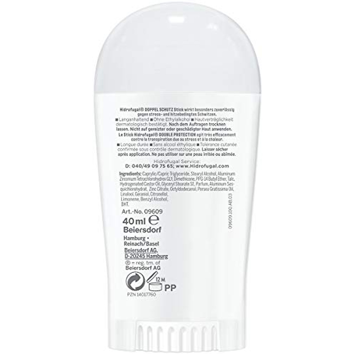 Hidrofugal Double Protection Stick (40 ml)