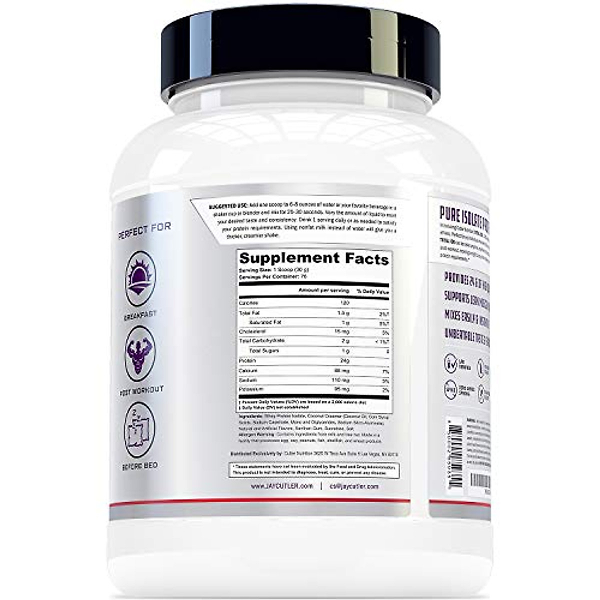 Total ISO Whey Isolate Protein Powder: Best Tasting Whey Protein Shake Featuring 100% Whey Protein Isolate, Perfect Post Workout Protein Powder Mix and Meal Replacement Drink, Fruity Cereal, 5 Pound