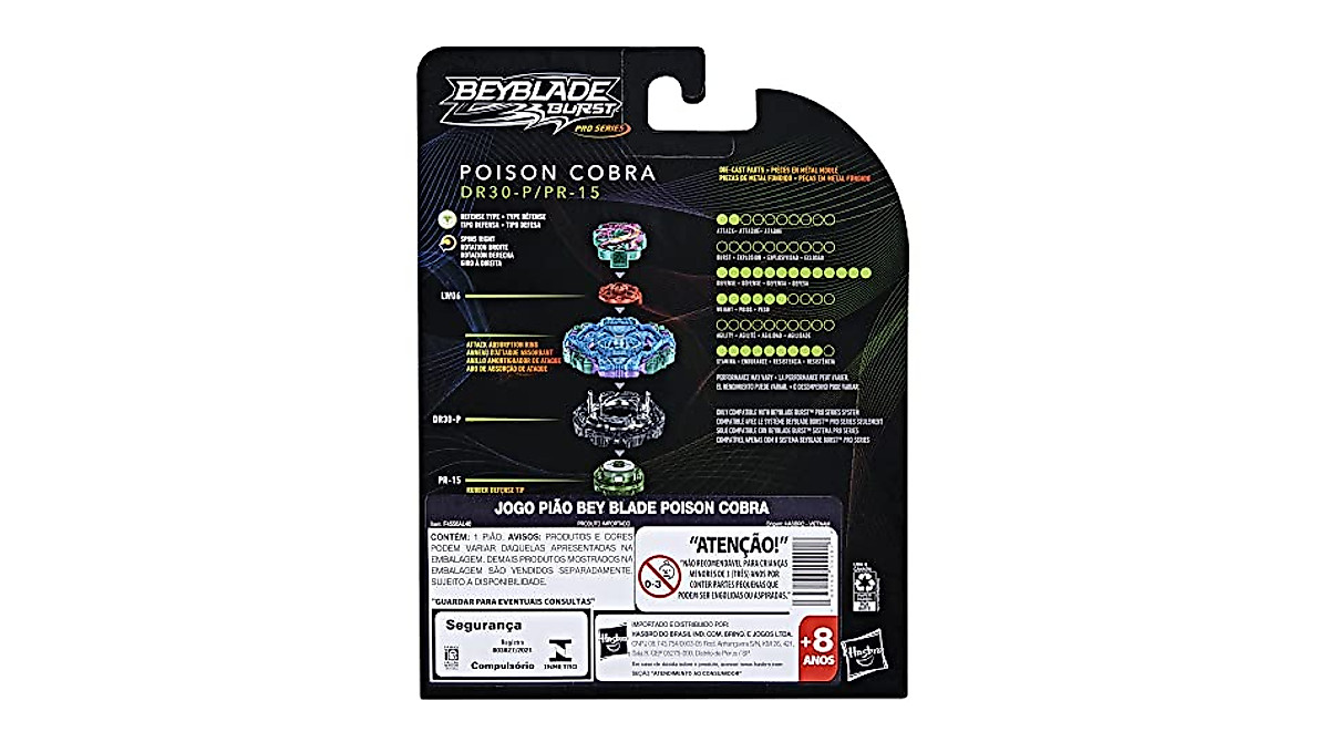 BEYBLADE Burst Poison Cobra Starter Pack - Battle Like Pros