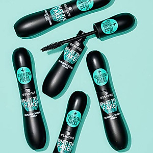 essence | What the Fake! Volumizing & Lengthening Fiber Mascara | Paraben Free | Cruelty Free (Pack of 1)