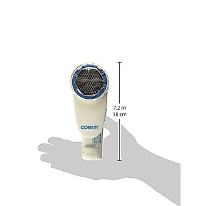Conair Fabric Shaver and Lint Remover, Battery Operated Portable Fabric Shaver, White