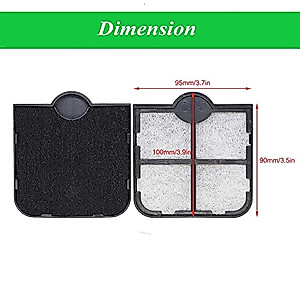 Air Filter Replacement for Eye-Vac Pre-Motor & Exhaust EV-EF & EV-PMF Fit EYE-VAC PRO EyeVac Pet Professional Automatic Touchless Stationary Vacuum VA-00021X VA-51003X