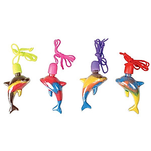 Rhode Island Novelty Dolphin Sand Art Necklace