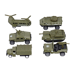 Tnfeeon Military Car Model, Alloy Truck Vehicle, Strong Model Car, for Kids Adults Children Boys Girls
