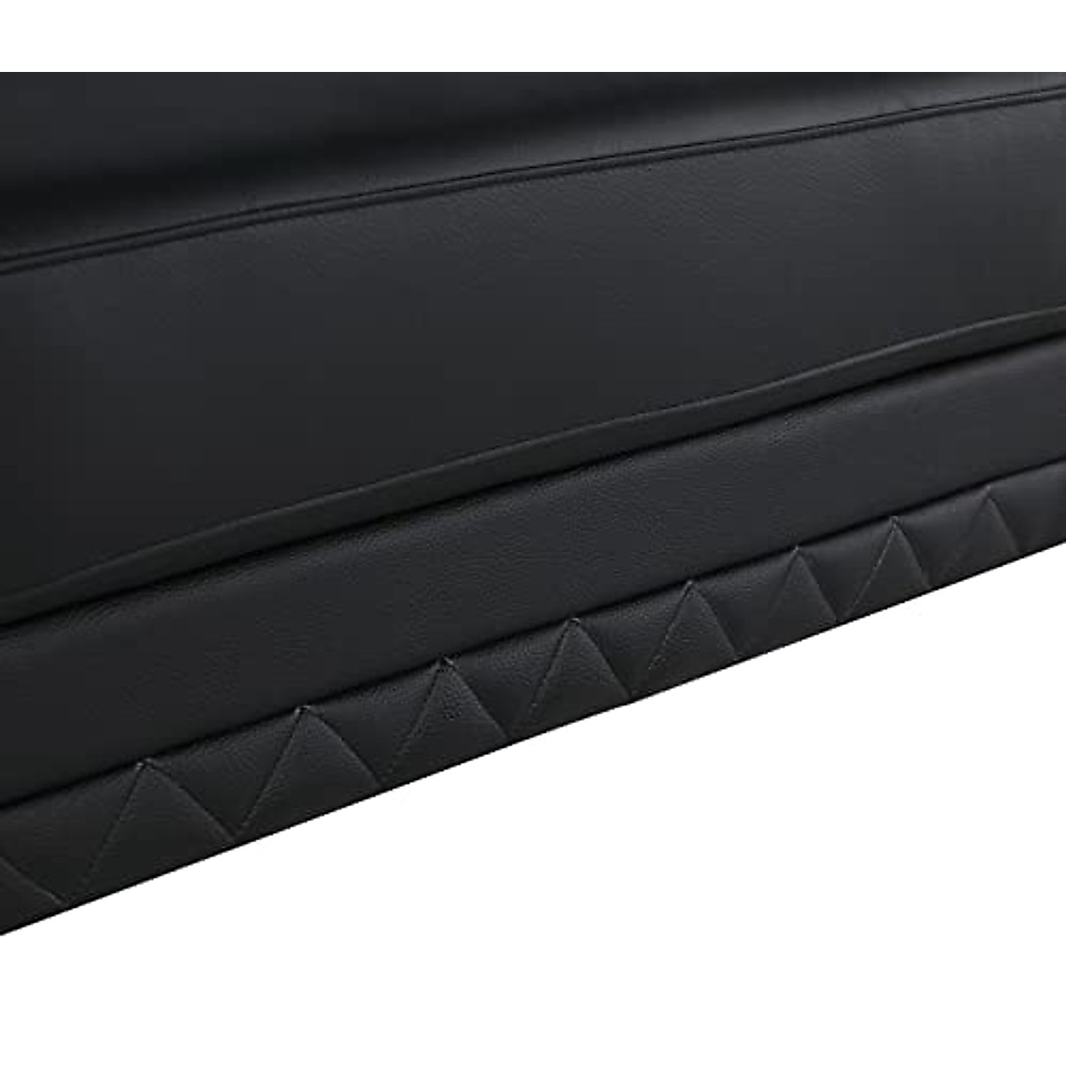 Blackjack Furniture Weston Collection Italian Leather Living Room, Den Loveseat, Black