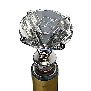 Clear Diamond Bottle Stopper