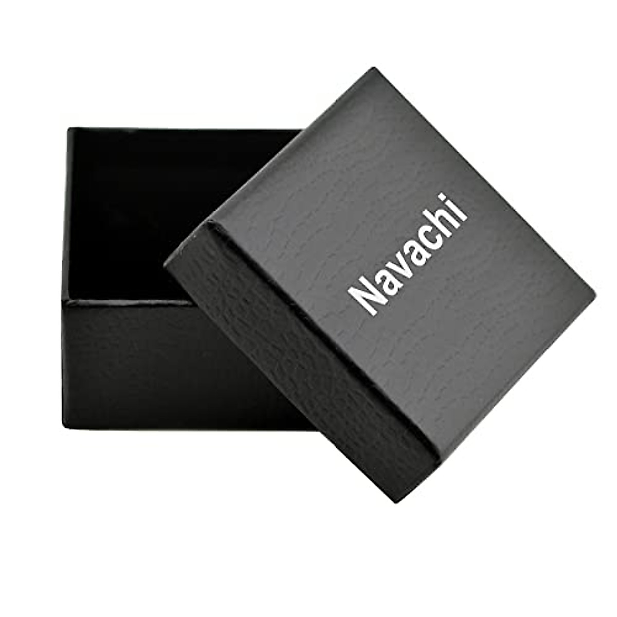 Navachi 18k Gold Plated Black Crystal Created-Opal Spider Ear Stud Az1294 Earrings