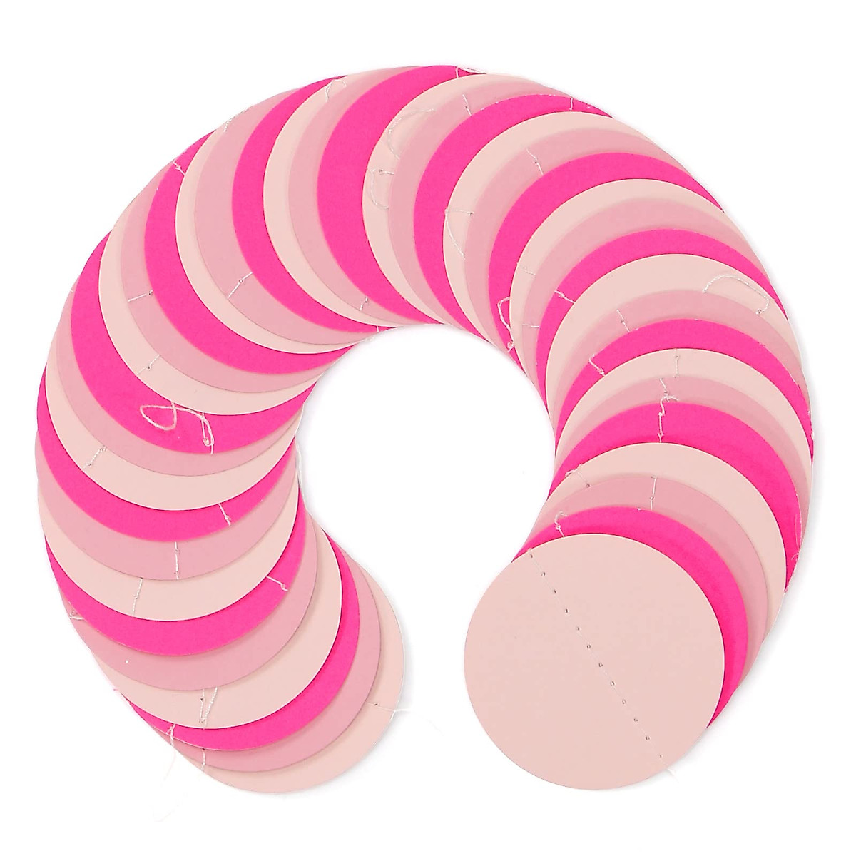 Hot-Pink Party-Decorations Paper-Garland Streamers Banner - 52Ft Girl Birthday flamingo Baby Shower Engagement Wedding Bachelorette Valentines Day Hanging Decor Ouruola