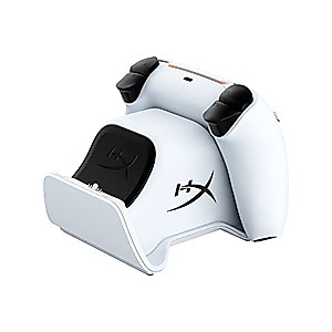 HyperX ChargePlay Duo – Charging Station for Playstation 5 DualSense Wireless Controllers, Weighted Base and Secure Docking, Compact Design, USB-C Cable Included
