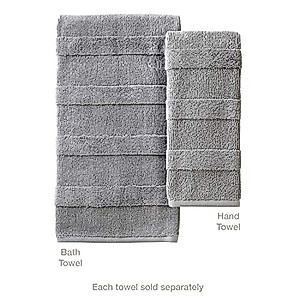 SKL HOME by Saturday Knight Ltd. V1359010835203 Efrie Hand Towel Set, 13" x 5.5", Gray