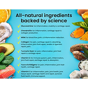 Dogtor Box Vet-Formulated All-Natural Joint Supplement for Dogs with Glucosamine, Chondroitin, MSM, Collagen - 120 Soft Chews Proudly Made in USA