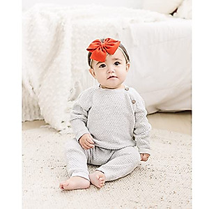 Prohouse 30 PCS Big Bows Baby Nylon Headbands Hairbands Hair Bows Elastics for Baby Girls Newborn Infant Toddler Child Hair Accessories