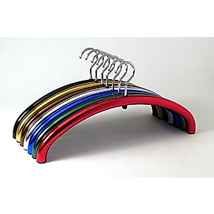 Precision Hanger in Black With Felt. The Dimple & Crease Free Hanger Solution -Click "2 New" for Other Offers!