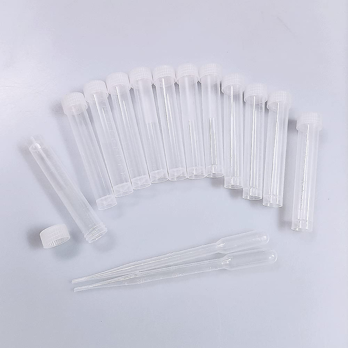 Aquarium Water Quality Test Kit (10ml Test Tube x12 + 3ml Dropper x2) Test Strips not Included