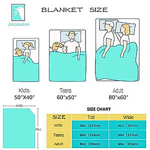 Jikokuten Ramen Noodle Soup Beef Flavor New Super Soft Flannel Blanket Lightweight and Comfortable Luxury Blanket Warm Bed Sofa Office Camping (Large (80 in x 60 in))