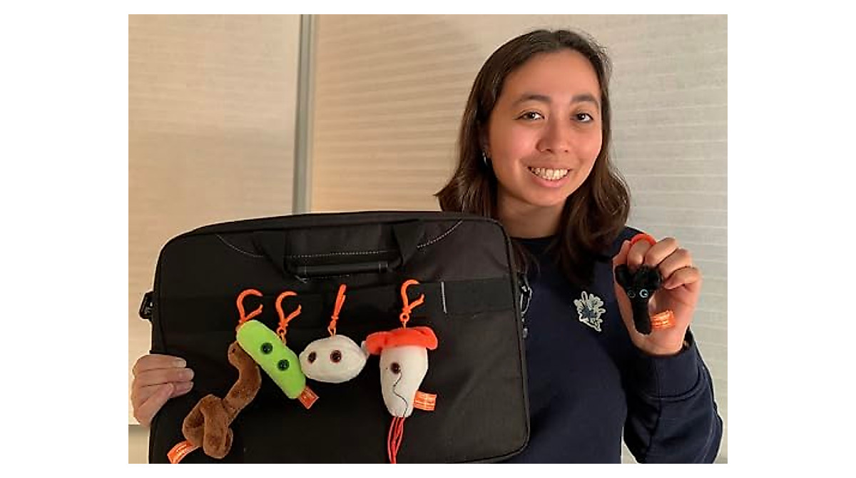 GIANTmicrobes Biohazards Plush Set - Funny Microbiology Gifts for All