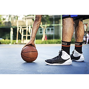 Thx4 Copper Infused Compression Ankle Brace, Silicone Ankle Sleeve Support, Pain Relief from Plantar Fasciitis, Achilles Tendonitis - Reduce Foot Swelling & Prevent Ankle Injuries - (Single)