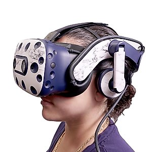 MightySkins Skin Compatible with HTC Vive Pro VR Headset - Koi Pond | Protective, Durable, and Unique Vinyl Decal wrap Cover | Easy to Apply, Remove, and Change Styles | Made in The USA