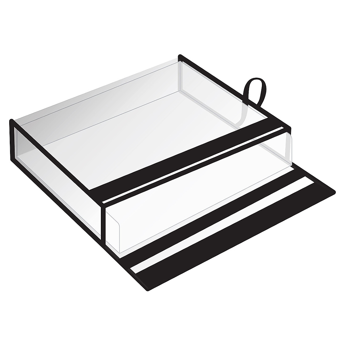 Totally Tiffany TT-SASC-PT8X8 8" x 8" Paper Taker, Clear