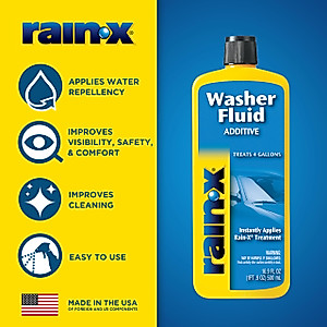 Rain-X White RX11806D Washer Fluid Additive-16.9 fl. oz, 500. ml